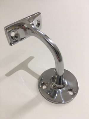 polished chrome bracket - Hide and Stitch