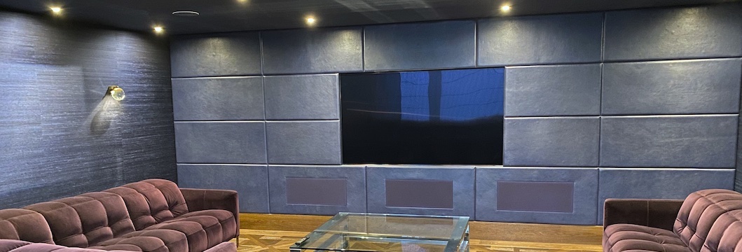 Leather Wall Panels, Leather Handrails by Hide and Stitch